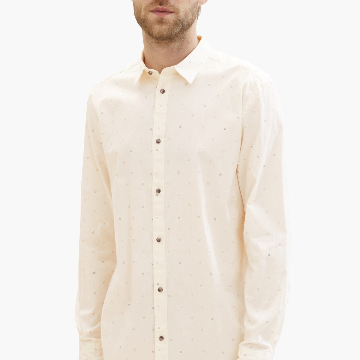 Hemd met lange mouwen - ecru - TOM TAILOR - ZEB