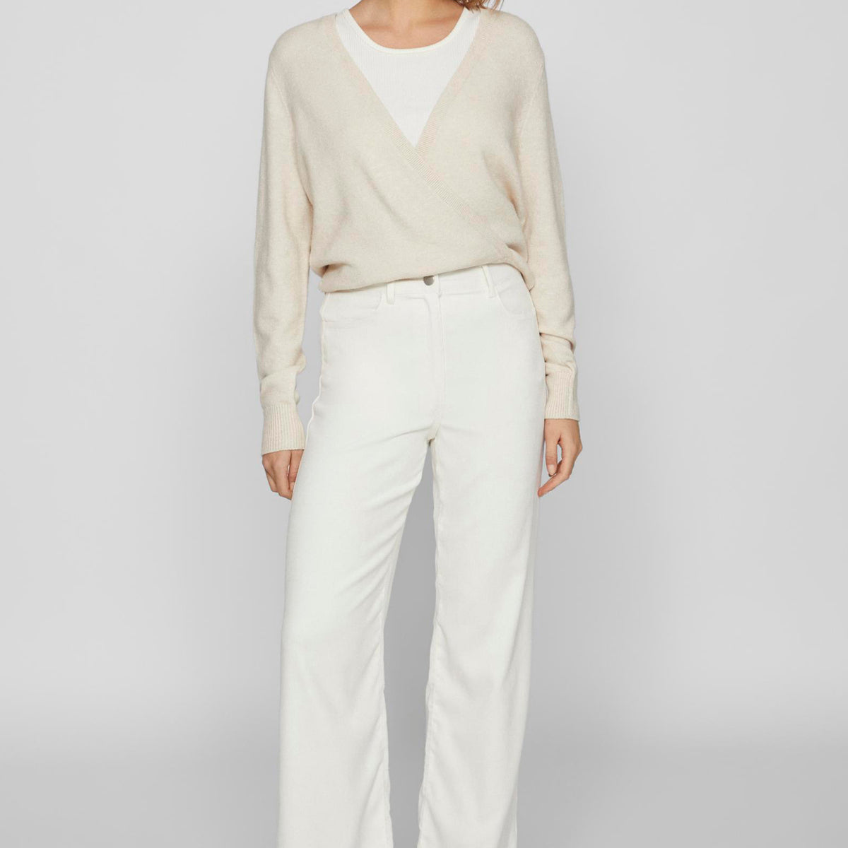 Broek - ecru - VILA® - ZEB