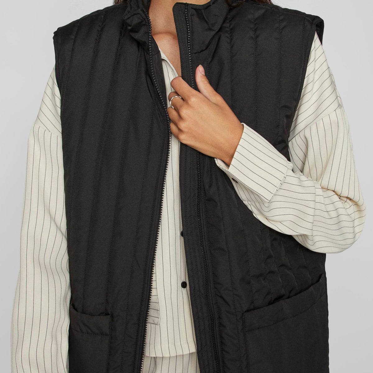 Bodywarmer - zwart - VILA® - ZEB