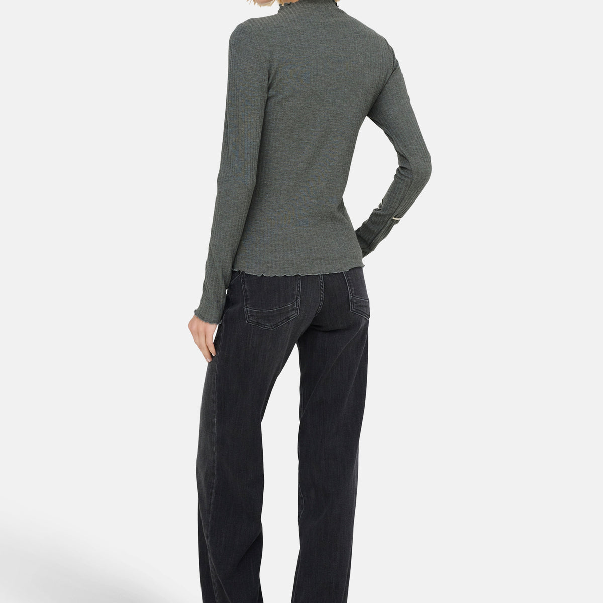 Pull à col rond - gris - ONLY® - ZEB