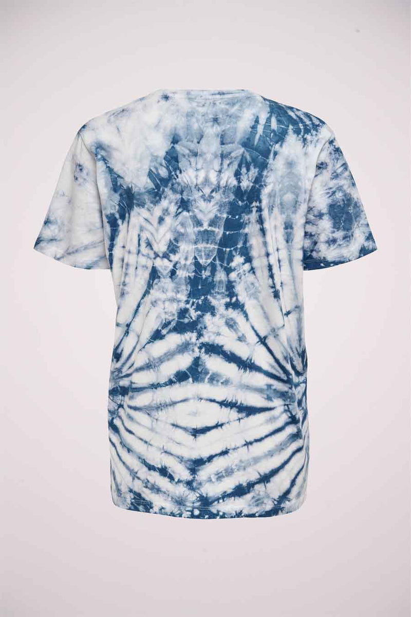 T-shirt (korte mouwen) Wit - ONLY® - 15236187_WHITE AOP BLUE – ZEB