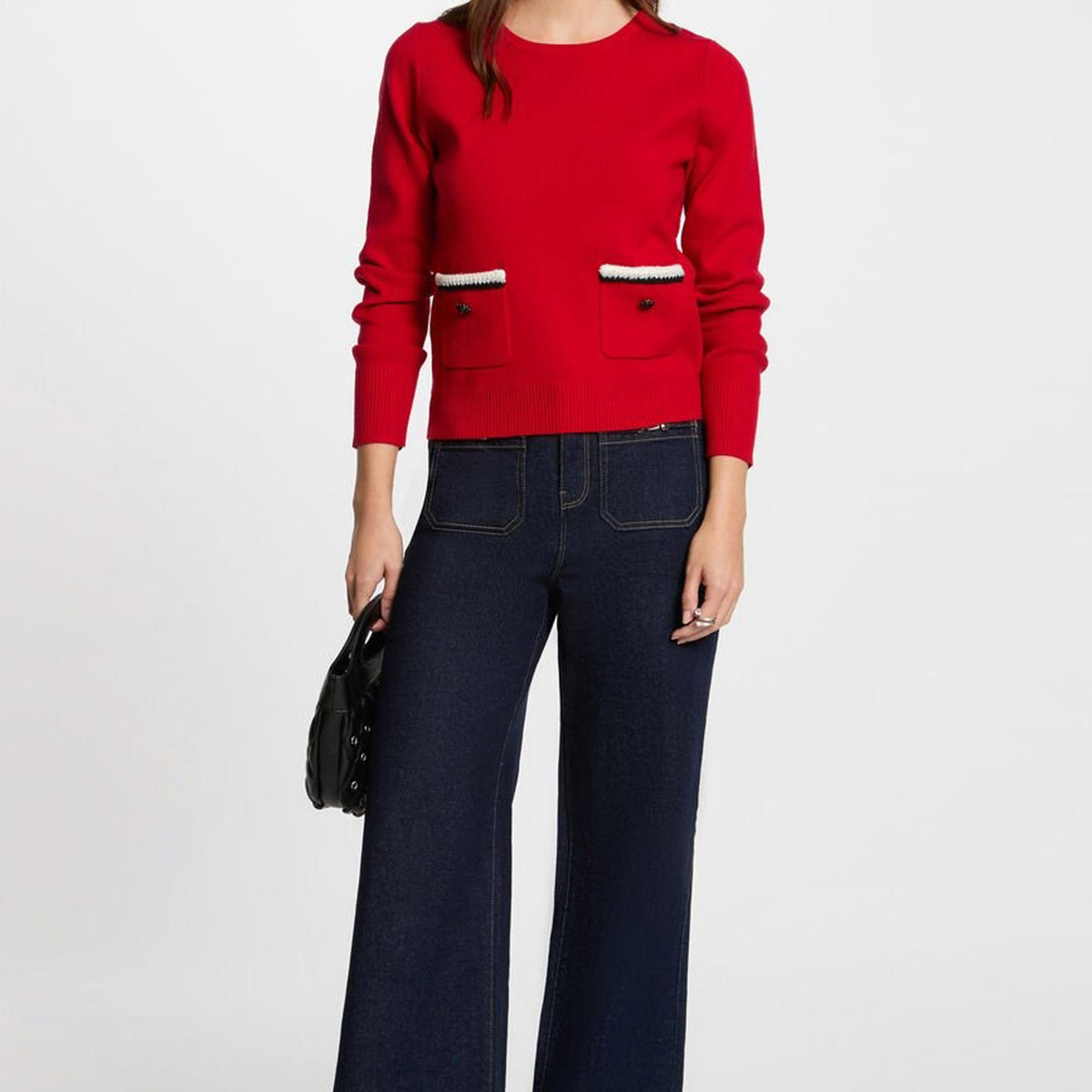 Pull met ronde hals - rood - Morgan De Toi - ZEB