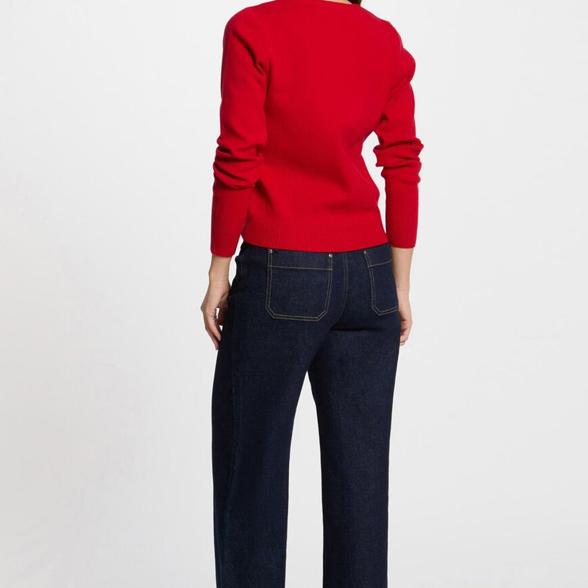 Pull met ronde hals - rood - Morgan De Toi - ZEB