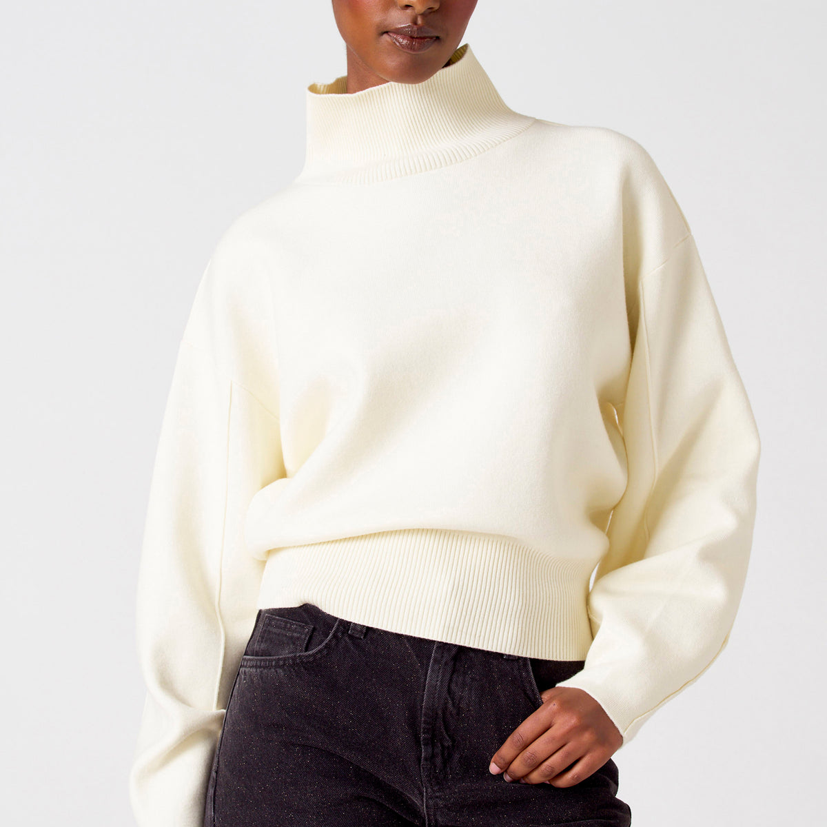 Pull à col roulé - écru - Astrid Black Label - ZEB