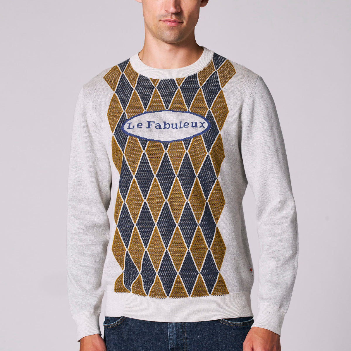 Pull à col rond - écru - Le Fabuleux Marcel de Bruxelles - ZEB