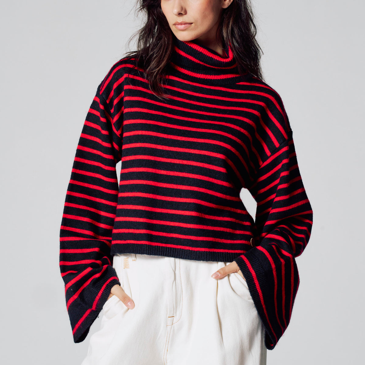 Pull à col roulé - multicolore - Le Fabuleux Marcel de Bruxelles - ZEB