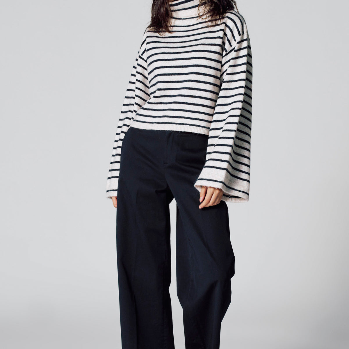 Pull met rolkraag - multicolor - Le Fabuleux Marcel de Bruxelles - ZEB