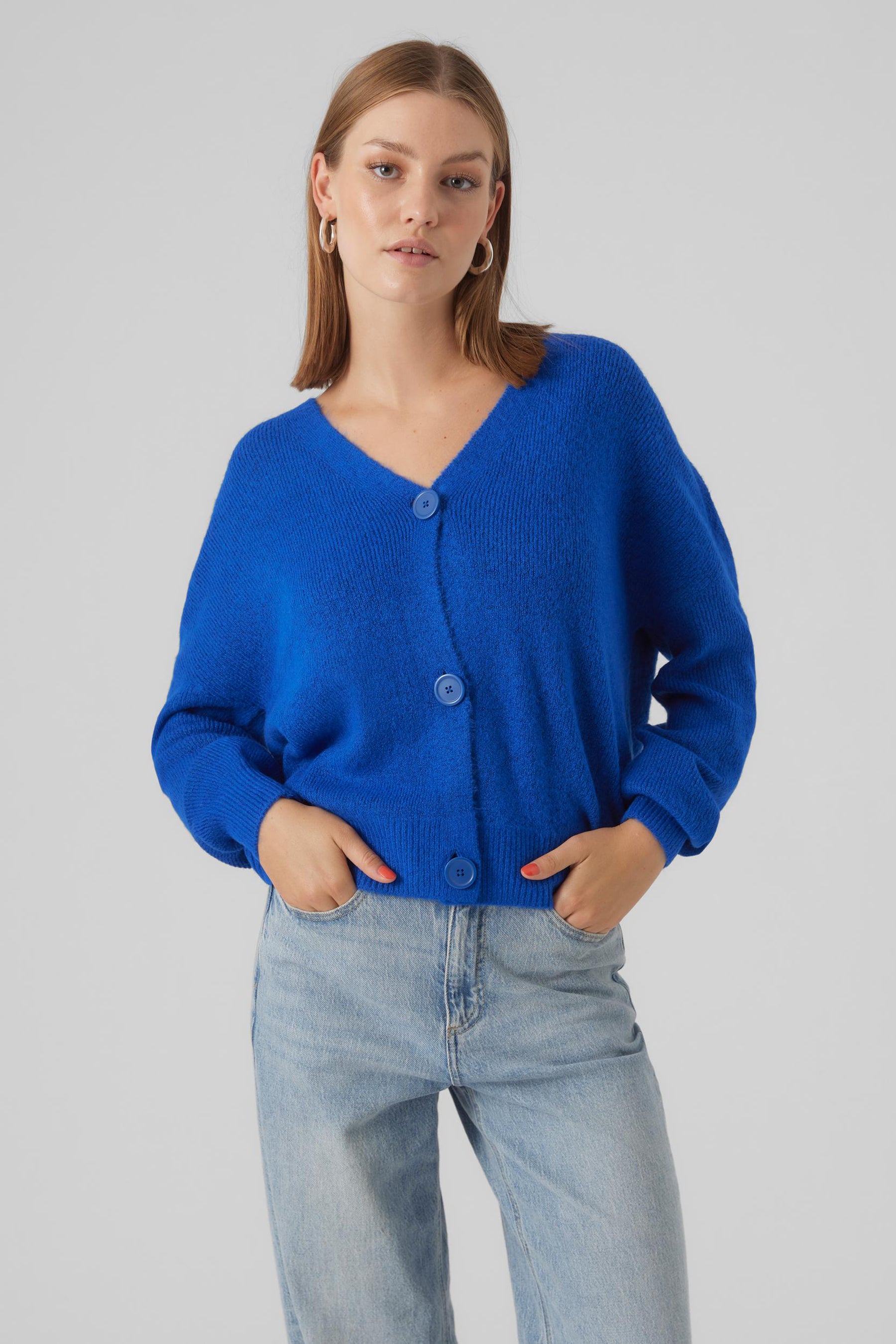 Cardigan Blauw - VERO MODA® - 10301752_BEAUCOUP BLUE – ZEB