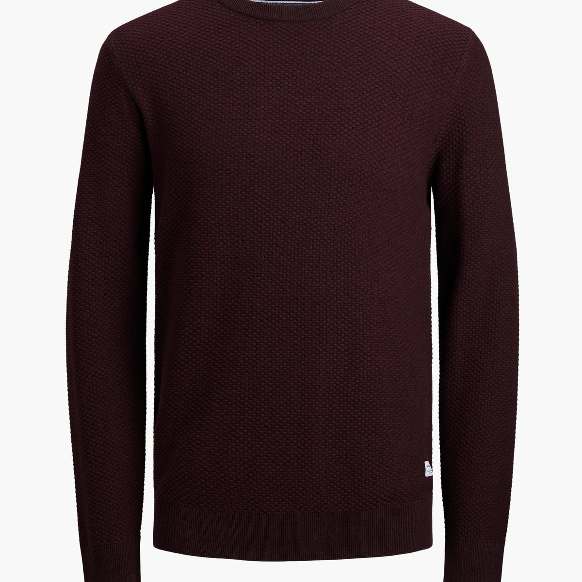 Trui met ronde hals bordeaux - PREMIUM BLUE by JACK & JONES - ZEB