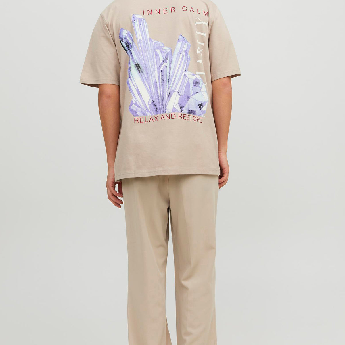 T-shirt - ecru - ORIGINALS BY JACK & JONES - ZEB