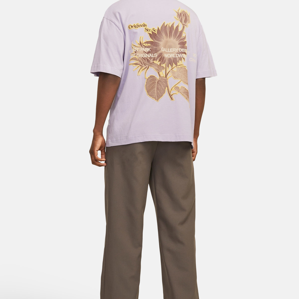 T-shirt met korte mouwen - paars - ORIGINALS BY JACK & JONES - ZEB