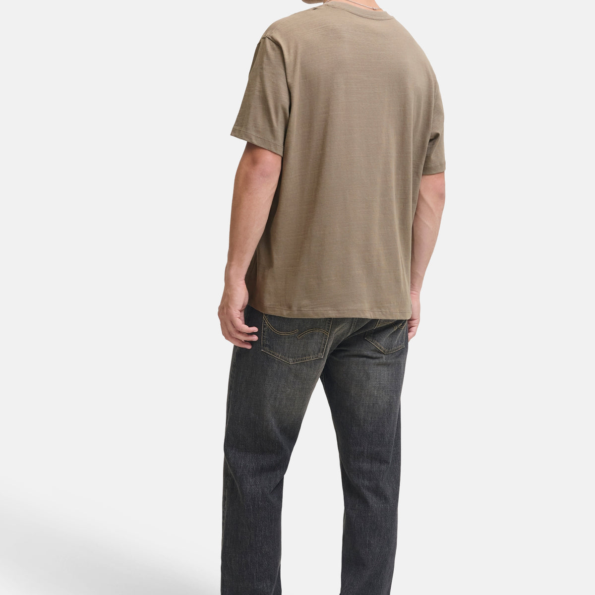 T-shirt à manches courtes - Kaki - PREMIUM BLUE by JACK & JONES - ZEB