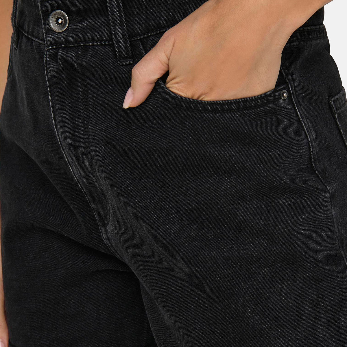 Short - black denim - ONLY® - ZEB
