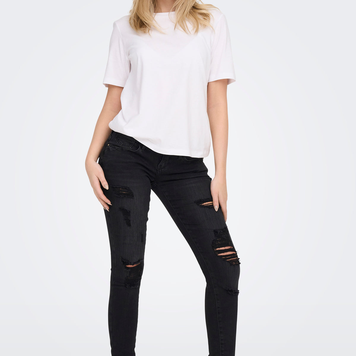 T-shirt - wit - ONLY® - ZEB