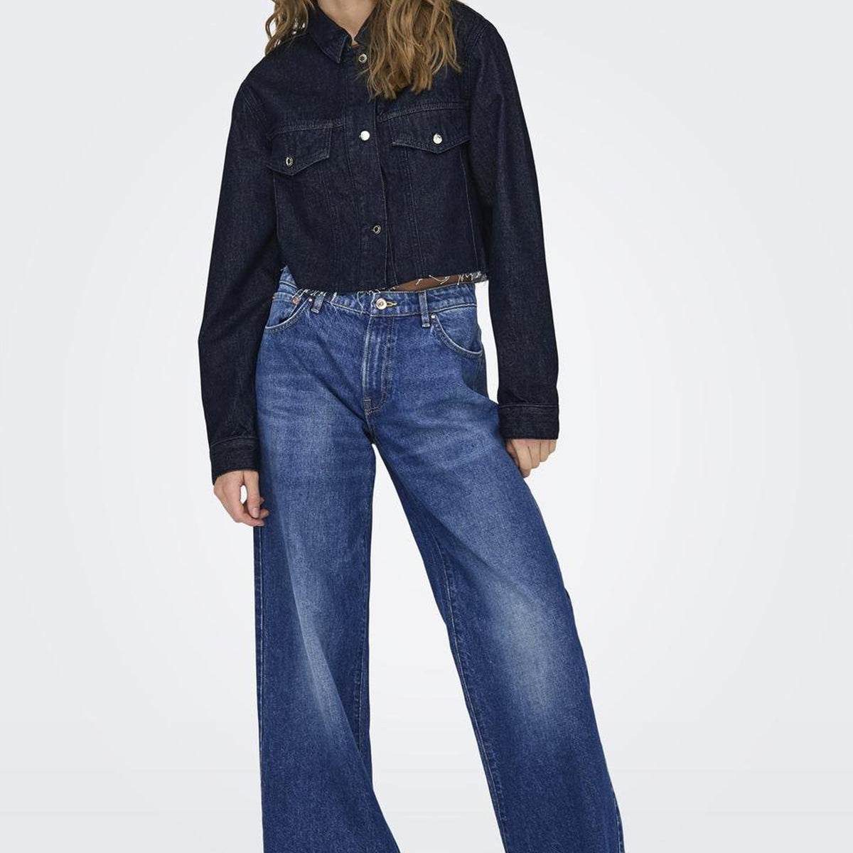 Dames tops jas jeansjas - dark blue denim - ONLY® - ZEB