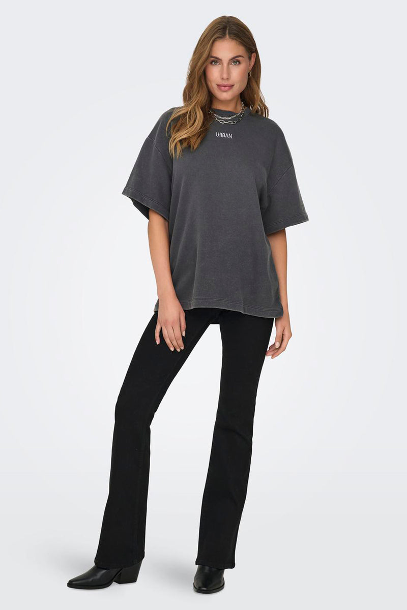 T-shirt met korte mouwen - grijs - ONLY® - ZEB