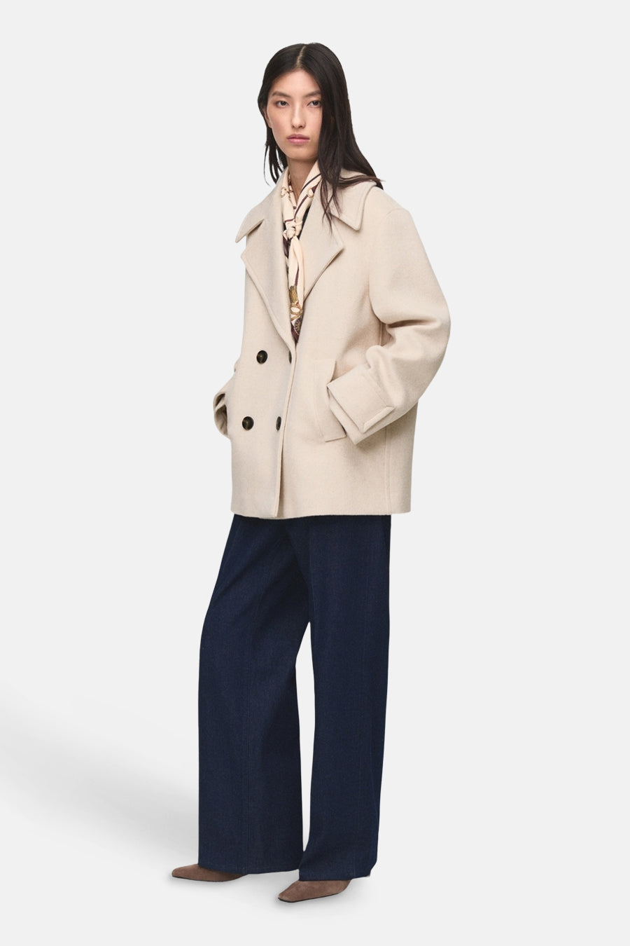 Jas - beige - MANGO - ZEB