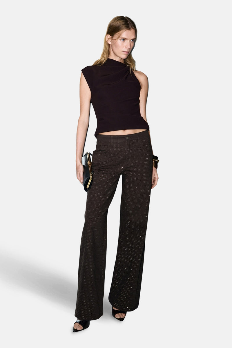 Colored jeans - bruin - MANGO - ZEB