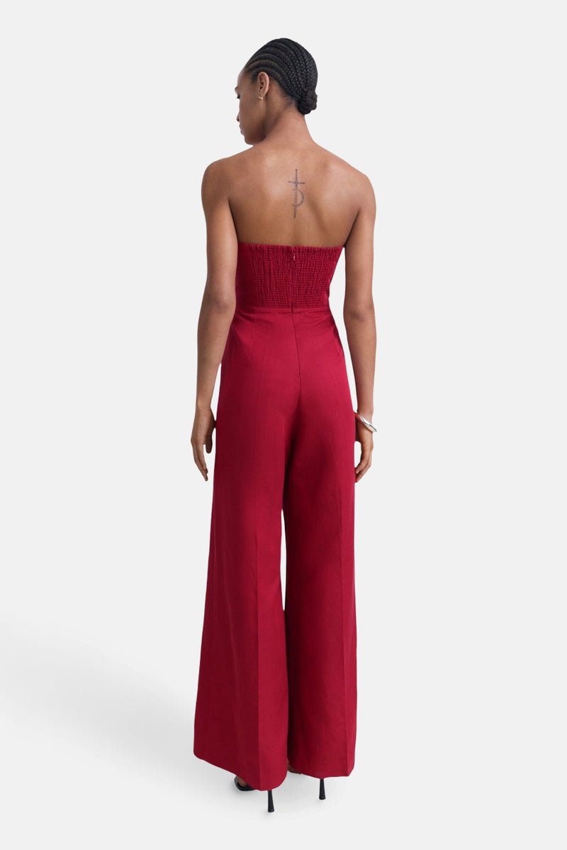 Jumpsuit - rood - MANGO - ZEB