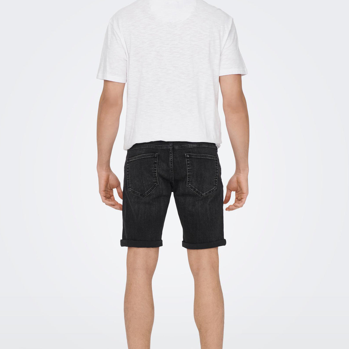 Short - black denim - ONLY & SONS® - ZEB