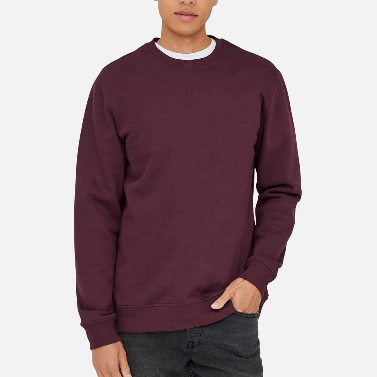 Sweater - Bordeaux - ONLY & SONS® - ZEB