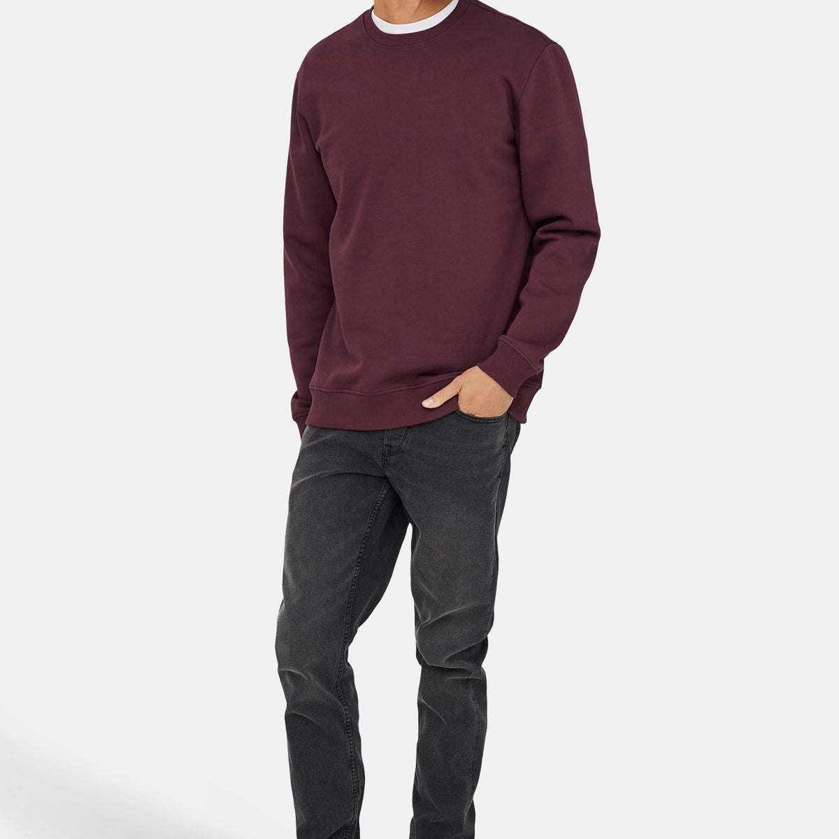 Sweater - Bordeaux - ONLY & SONS® - ZEB