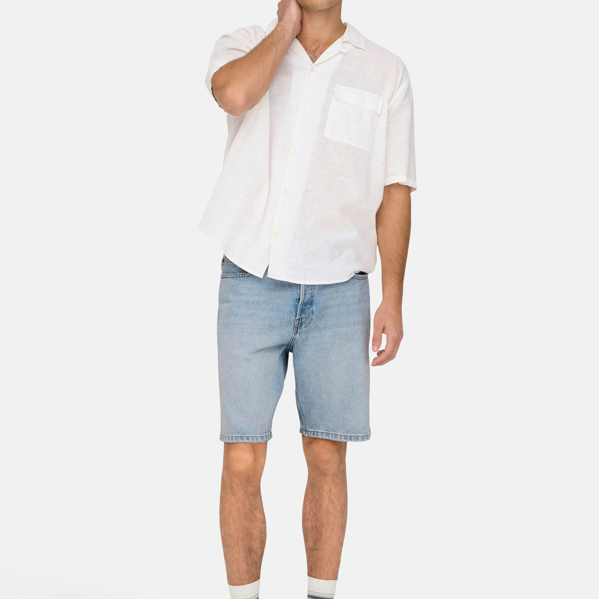 Short - light blue denim - ONLY & SONS® - ZEB