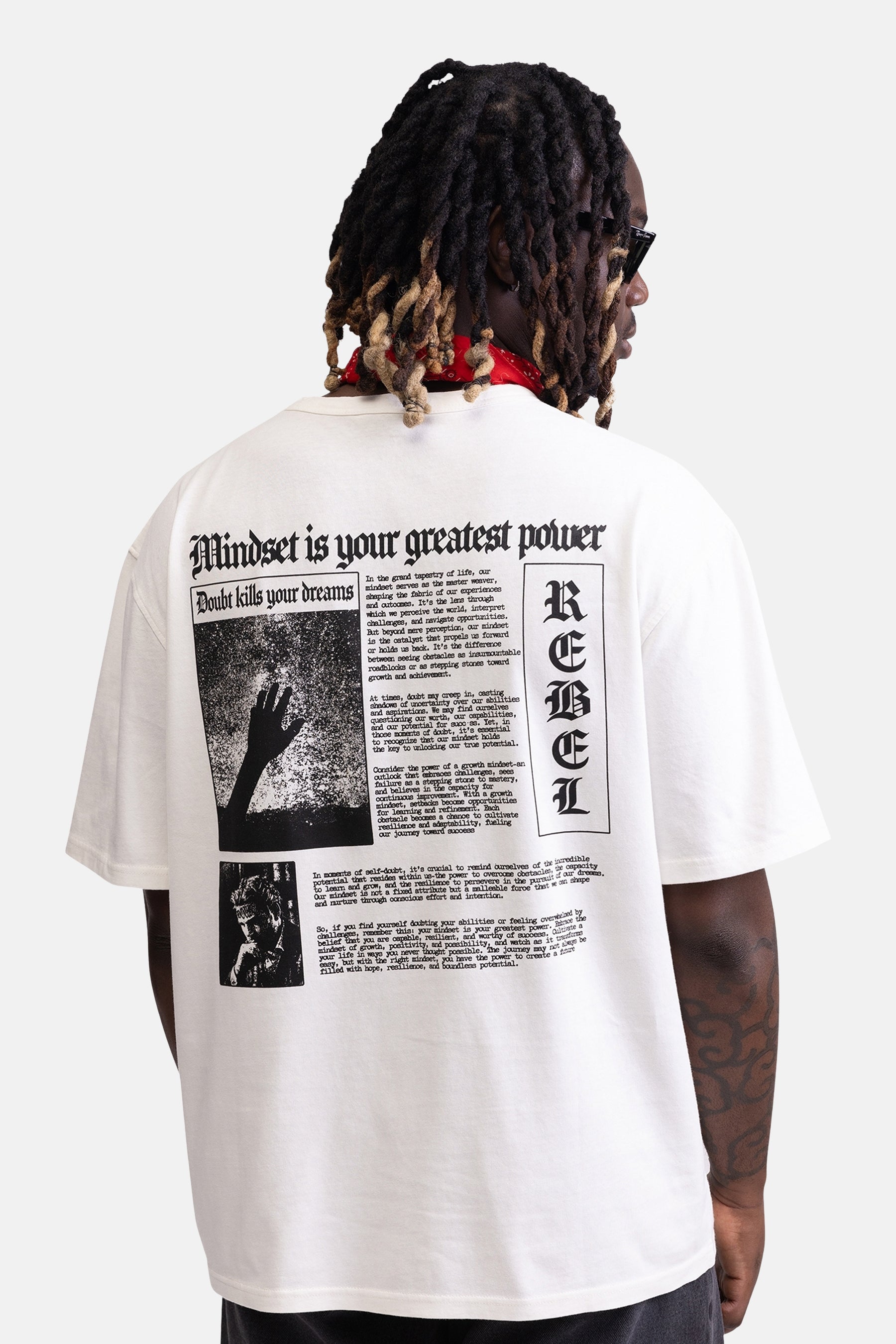 T-shirt (korte mouwen) Wit - REDEFINED REBEL - 241024_SNOW WHITE – ZEB