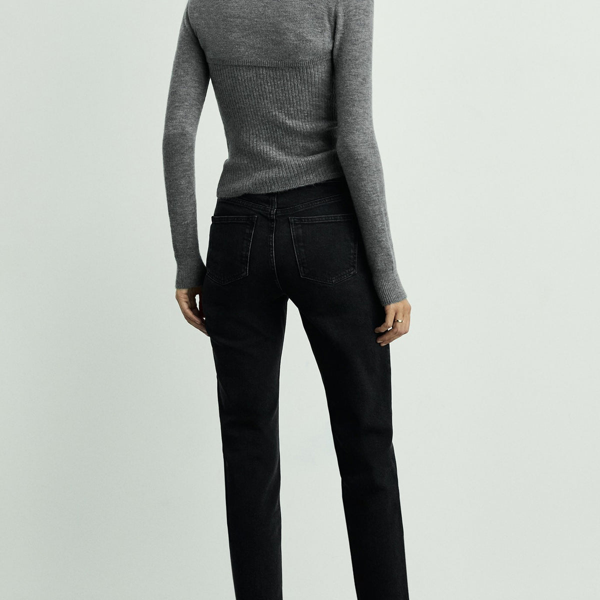 NEWMOM - dark grey denim - MANGO - ZEB