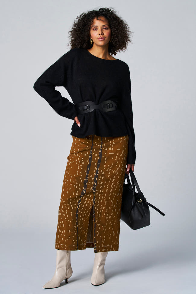 Jupe - Brun - Astrid Black Label - ZEB