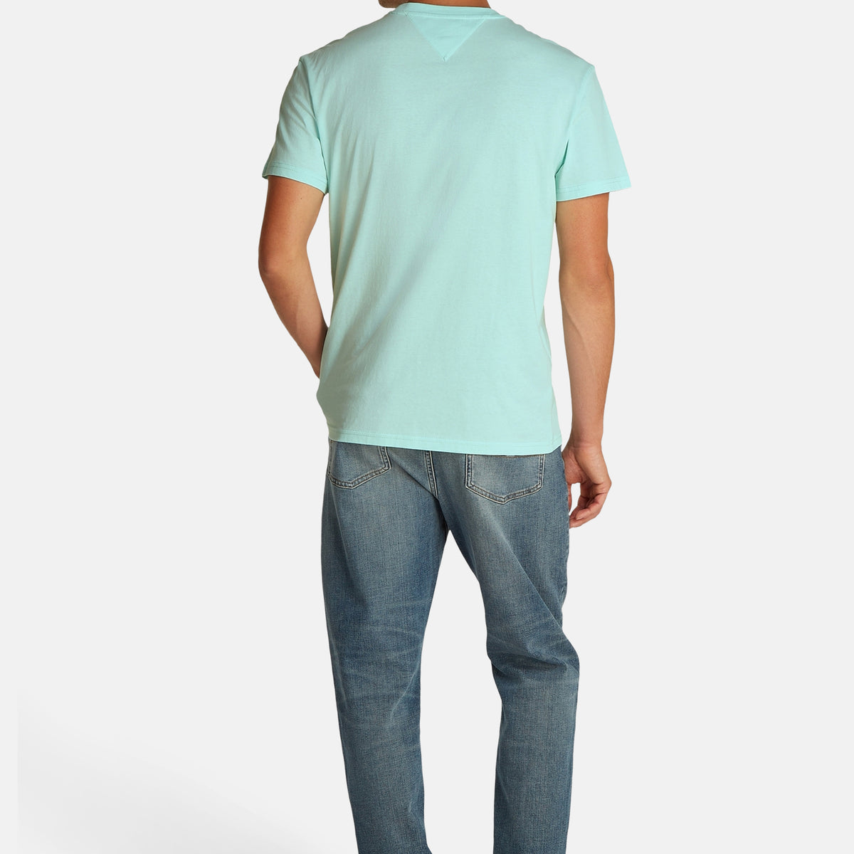 T-shirt met korte mouwen - Turquoise - TOMMY JEANS - ZEB