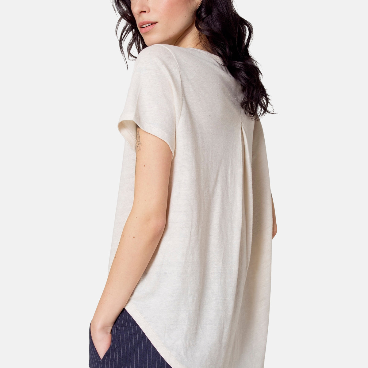 T-shirt met korte mouwen - beige - Le Fabuleux Marcel de Bruxelles - ZEB